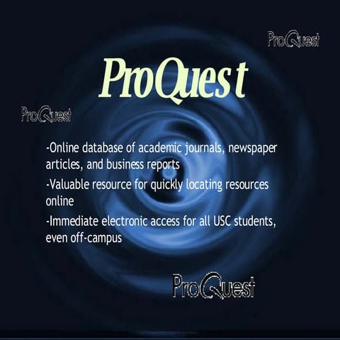 ProQuest | PPT