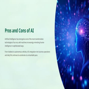 Pros-and-Cons-of-AI, Oslo 2025, Euruditus Lang School | PPTX