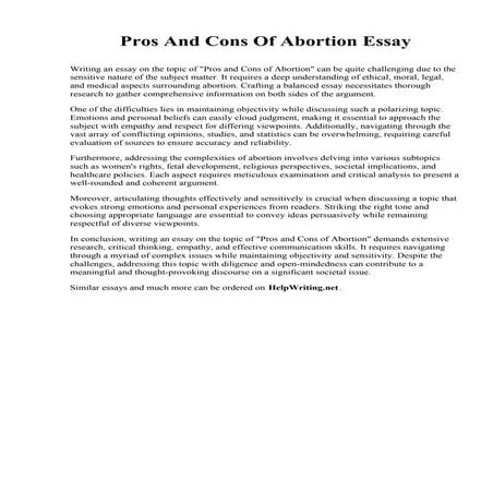 Pros And Cons Of Abortion Essay.pdf