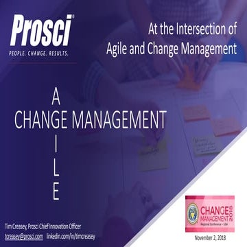 Prosci Roles in Change Management | PDF