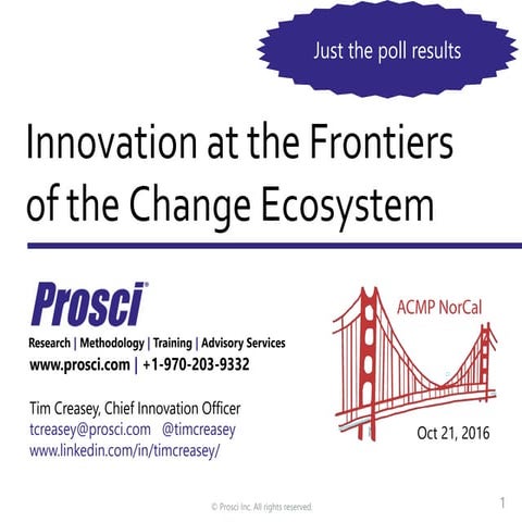 Prosci Roles in Change Management | PDF