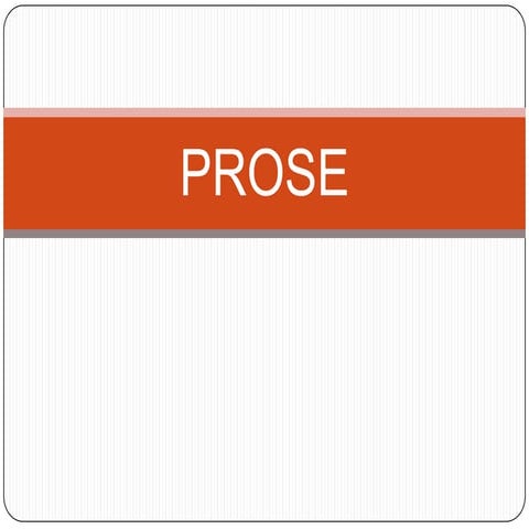 Prose | PPT