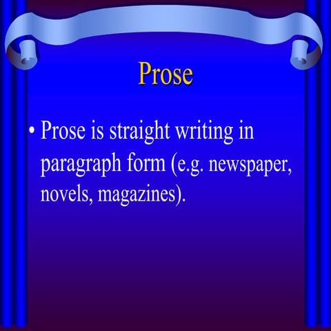 Definition, Characteristics and Types of Literature | PPT