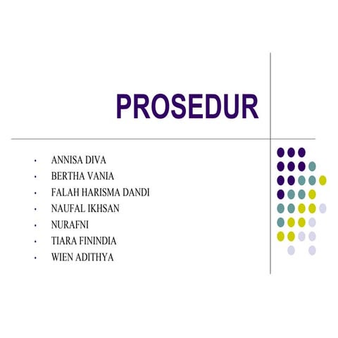 Prosedur | PPTX