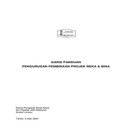 Prosedur jkr-reka-dan-bina | PDF