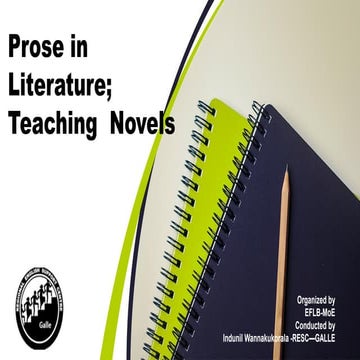 Prose in LIterarture_Teaching Novels NEW.pdf | Currencies | Economy
