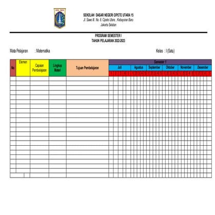 PROSEM SM 1 KUrikulum merdekadocx | DOCX