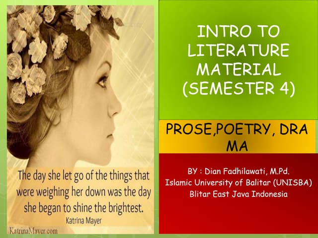 Prose and poetry | PPT