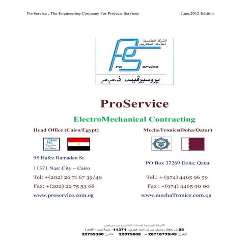 ProService Profile June 2012 | PDF