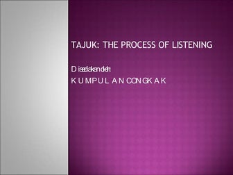 Proses Mendengar | PPT