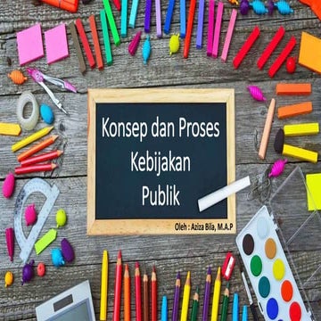 Materi presentasi tentang proses kebijakan publik | PPTX