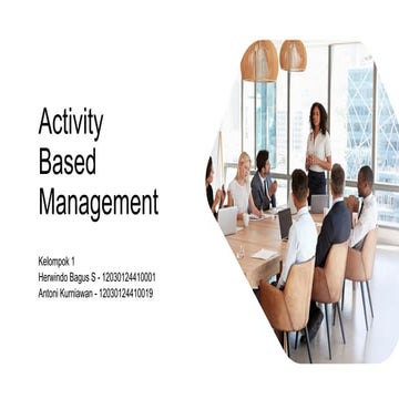 Penerapan activity based management (abm) system untuk meningkatkan efisiensi | PDF