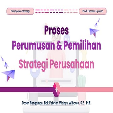 Proses Perumusan & Pemilihan Strategi Perusahaan.pdf