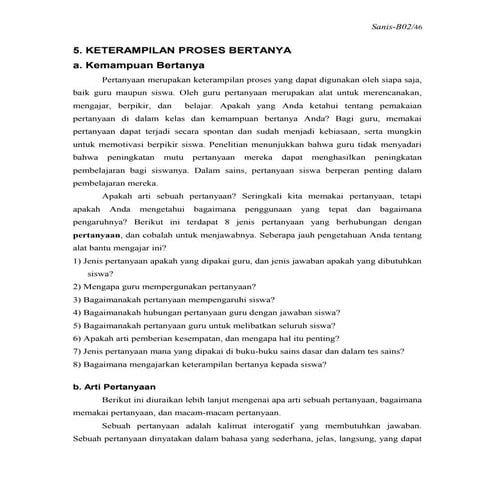 Natuna keterampilan proses sains | PPT