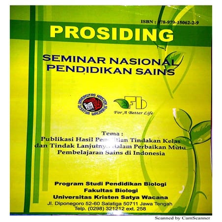 Prosiding Seminar Nasional di UKSW Salatiga | PDF
