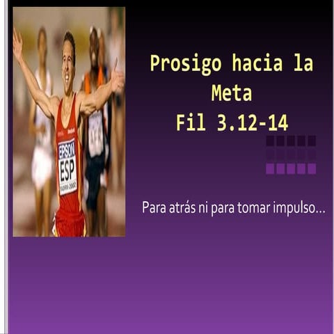 Prosigo hacia la meta 1 | PPT