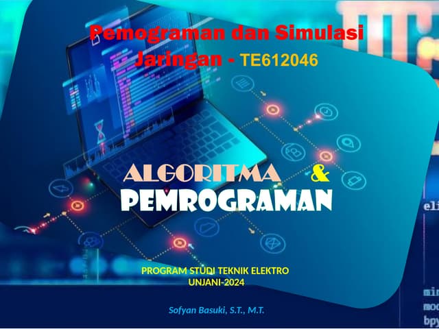 DASAR - DASAR ALGORITMA | PPTX