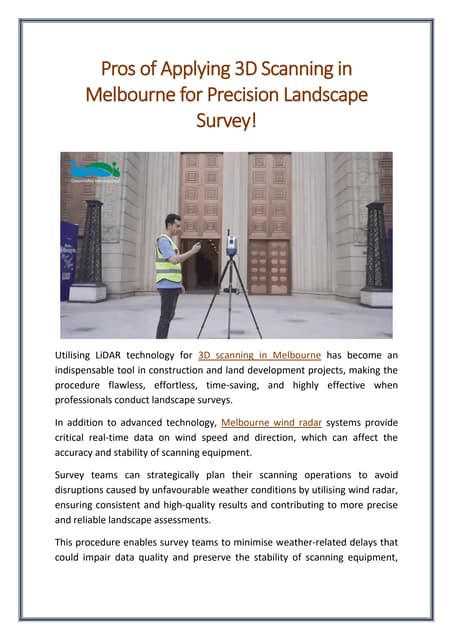 Unlocking Precision: How 3d laser scanning survey Revolutionizes Land ...