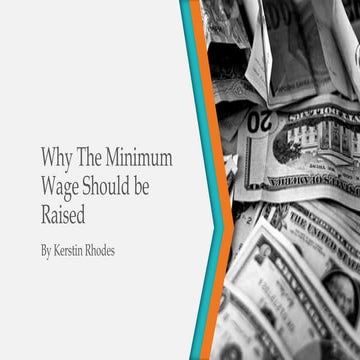 The Economic Case for Raising the Minimum Wage