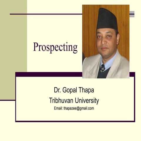 Prospecting | PDF