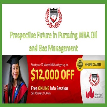 Prospective Future in Pursuing MBA Oil and Gas Management | PPTX ...