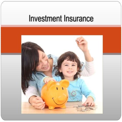 Investment Insurance - Prospects of insurance sector in india | PPTX ...