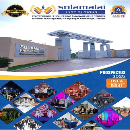 Solamalai College of Engineering's E-Prospectus-2025 | PDF