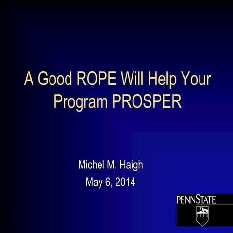 Prosper - Rope Powerpoint | PPTX