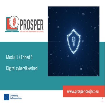 PROSPER - Module 1 - Unit 5.pptx