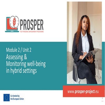 Module 2 Unit 2 Assessing And Monitoring Well Being In Hybrid Settings Ppt 