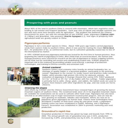 Prospering with peas and peanuts | PDF