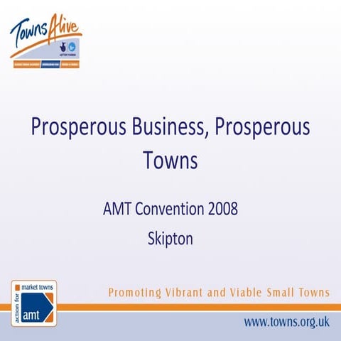 Prosperous Business, Prosperous Places | PPT