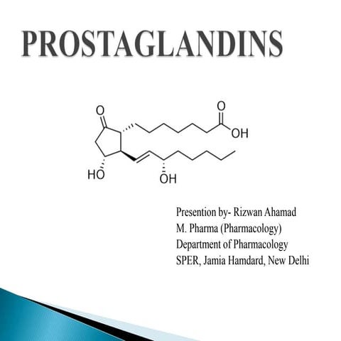 PROSTAGLANDINS | PPTX