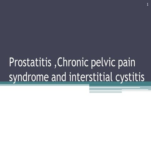 Prostate Prostatitis Cppshdhdhdhsjsjsjs Pptx