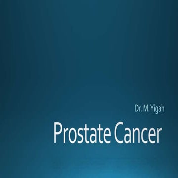 Prostate cancer | PPTX