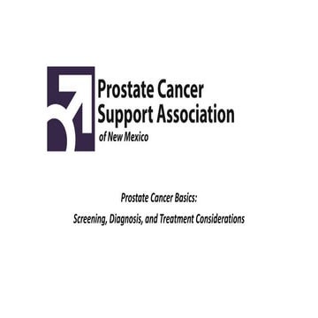Prostate cancer presentation 2024 Cancer Support Now.pptx