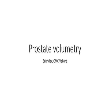 Prostate volume.pptx