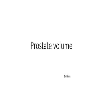 Prostate volume.pptvvvvvvvvvvvvvvvvvvvvgx | PPTX