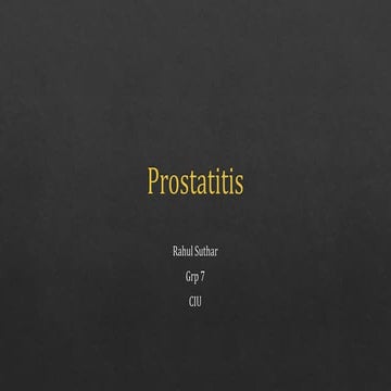 prostatitis.pptx