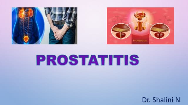 Prostatitis: Explained Symptoms, Causes, & Treatment Guide | PPTX | Sexual Conditions | Sexual ...