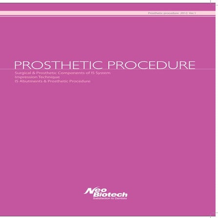 Prosthetic guide - 151210 update | PDF