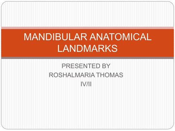 Anatomical landmarks of edentulous maxillary arch | PPTX