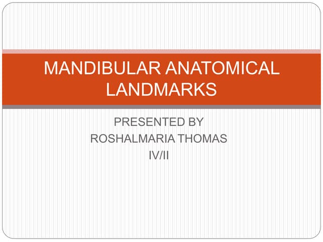 Anatomical landmarks of edentulous maxillary arch | PPTX