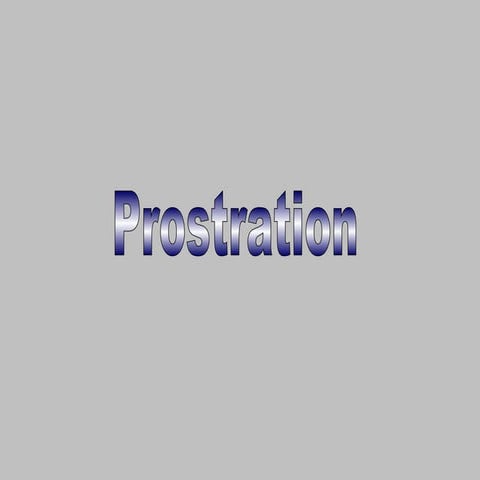 Prostration | PPS