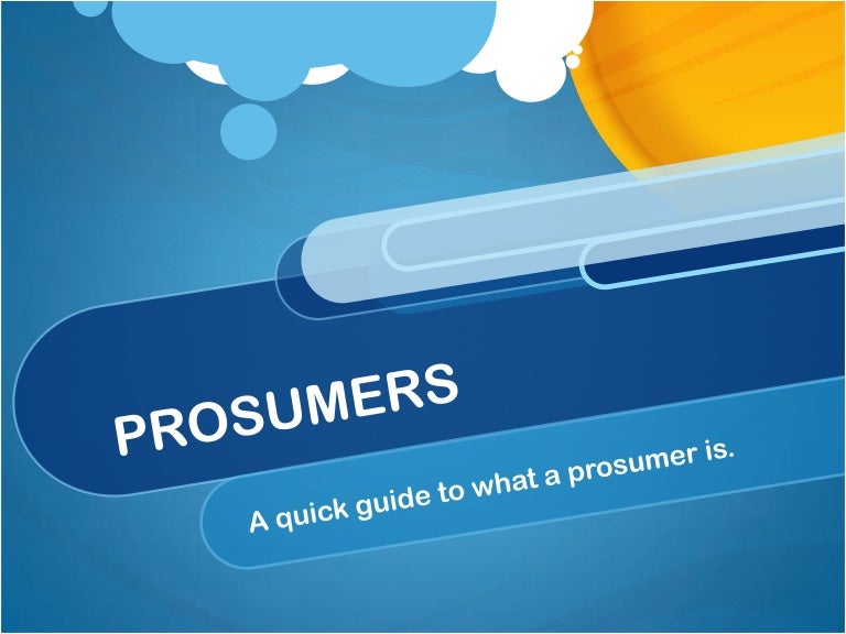 Prosumer