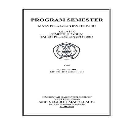 Prota promes 2 | PDF