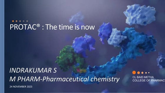 PROTAC Technology in Tumor Targeted Therapy - Creative Biolabs | PPT