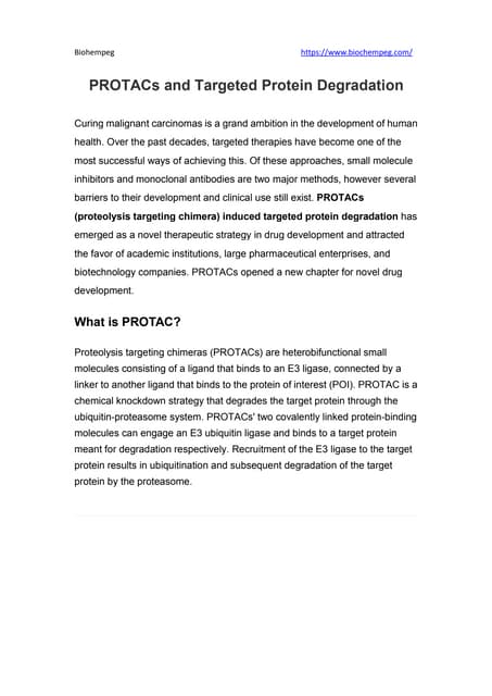 Protac-BOC Sciences | PDF