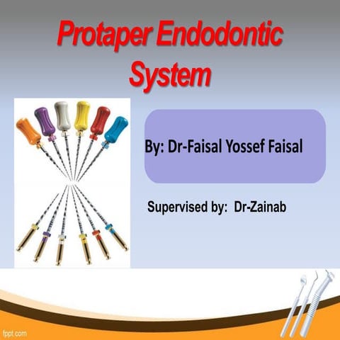 How to use pro taper endodontic files | DOCX