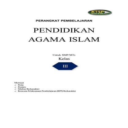 Prota promes pai 3 a ktsp | DOCX